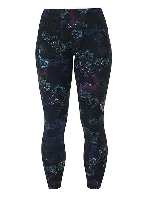 Sweaty Betty Power 7/8 Workout High-rise Stretch-jersey Leggings - Black Canopy Print