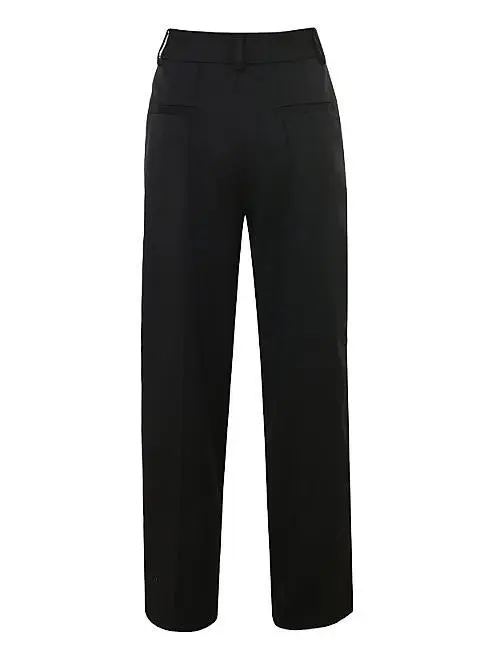 House Of Cb Hayden Wide-leg Trousers - Black
