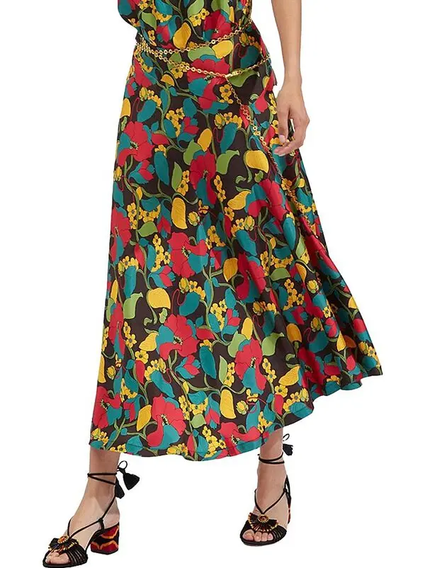 La DoubleJ Milano Skirt - Vines Brown