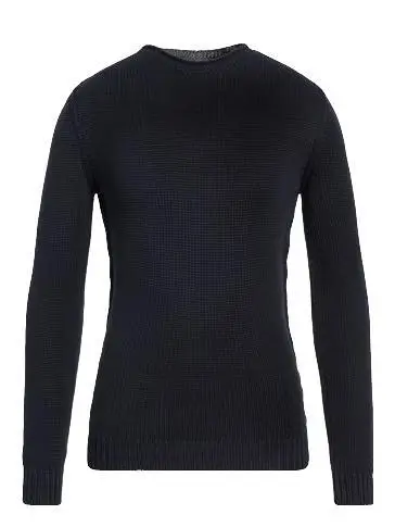 Rossopuro Knitted Cotton Sweater - Blue