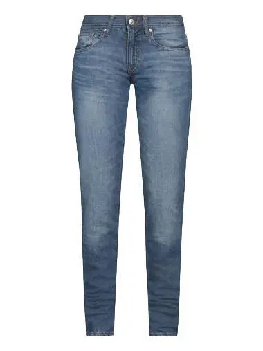 Armani Exchange Jeans In Cotton, Lyocell, And Linen - Blue