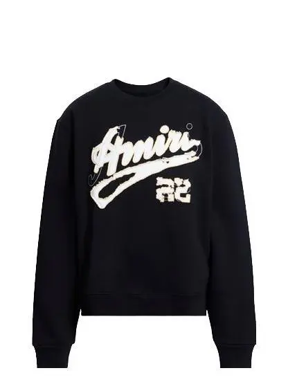 Amiri Cotton Sweatshirt - Black