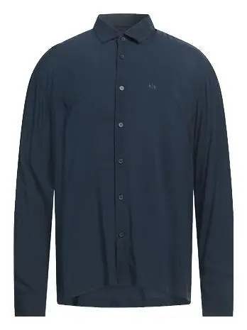Armani Exchange Shirt Size Viscose - Navy