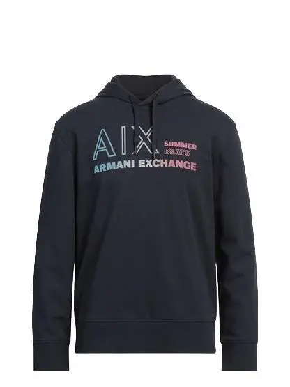 Armani Exchange Cotton Blend Sweatshirt - Blue