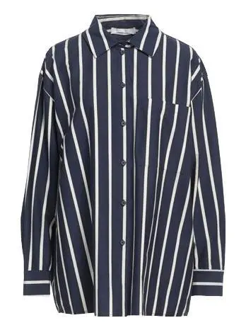 Liviana Conti Striped Woven Shirt - Blue