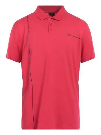Armani Exchange Polo Shirt Size Cotton, Elastane - Red