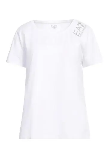 EA7 T-shirt Size Cotton, Elastane - White