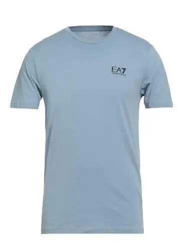 EA7 T-shirt Light Size Cotton - Blue