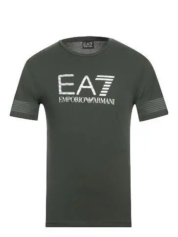 EA7 T-shirt Dark Size Cotton - Green
