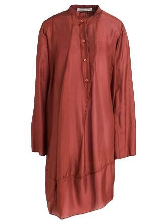 Liviana Conti Mini Shirt Dress - Brick