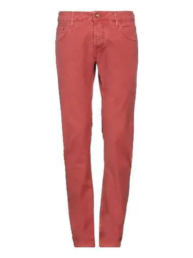 HANDPICKED Tapered Leg Pants - Red
