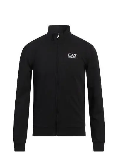 EA7 Cotton Blend Sweatshirt - Black