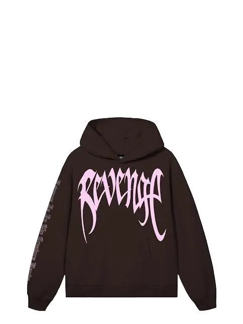 REVENGE Xxxtentacion Kill Hoodie - Brown/pink