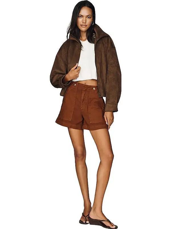 PILCRO Henri Camper Shorts - Tortoise Shell