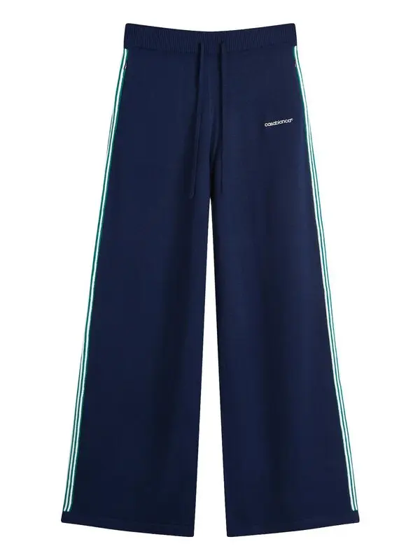 Casablanca Tennis Trousers - Navy/green