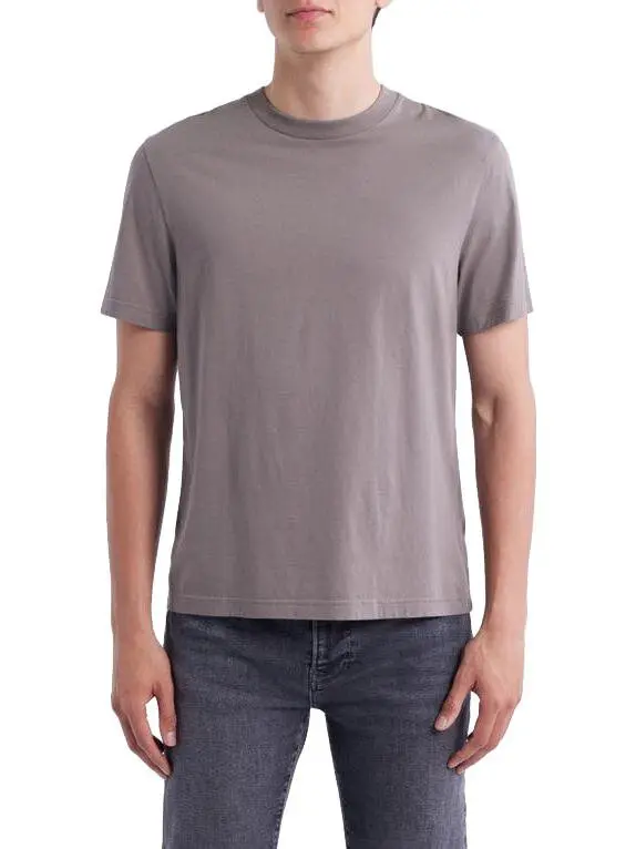 FRAME Short Sleeve Light Cotton Tee - Smoky Mocha