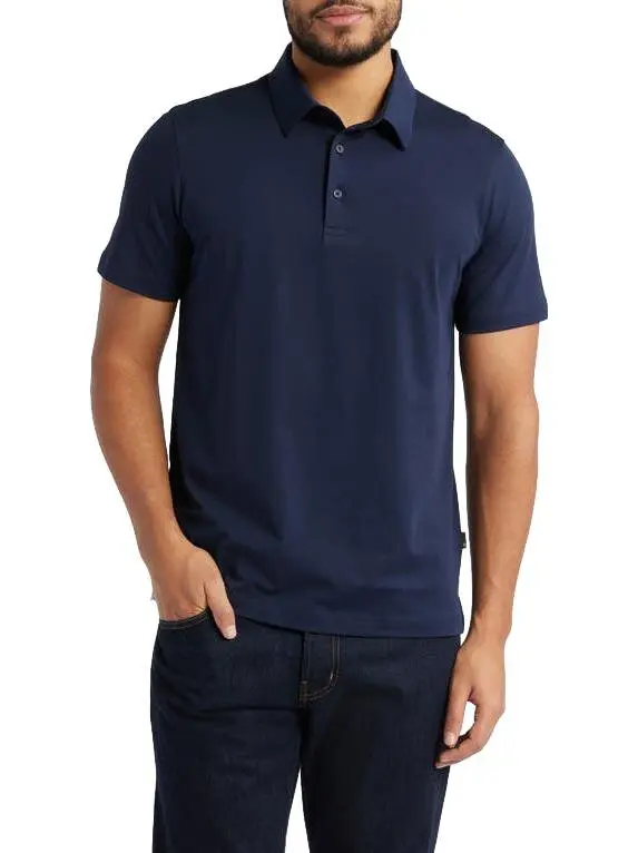 Ag Bryce Short Sleeve Polo - Deep Navy