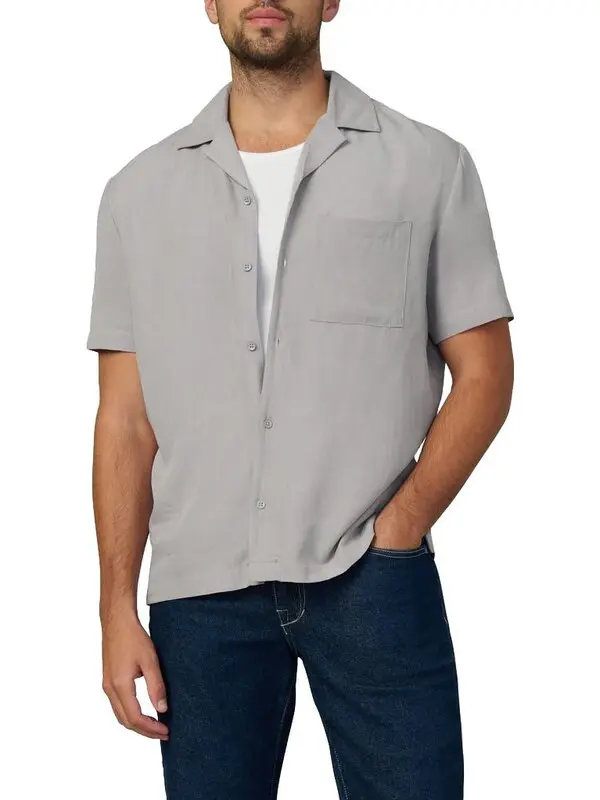 Joe's Jeans Viscose Camp Shirt - Stone