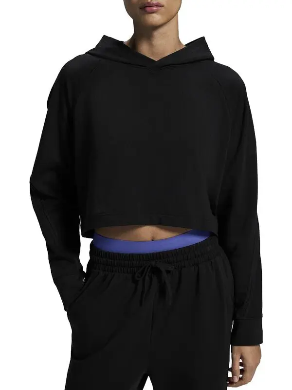 On Studio Cropped Hoodie - Black