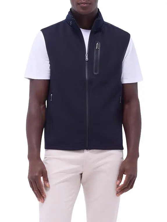 Bugatchi Soft Touch Knit Vest - Navy