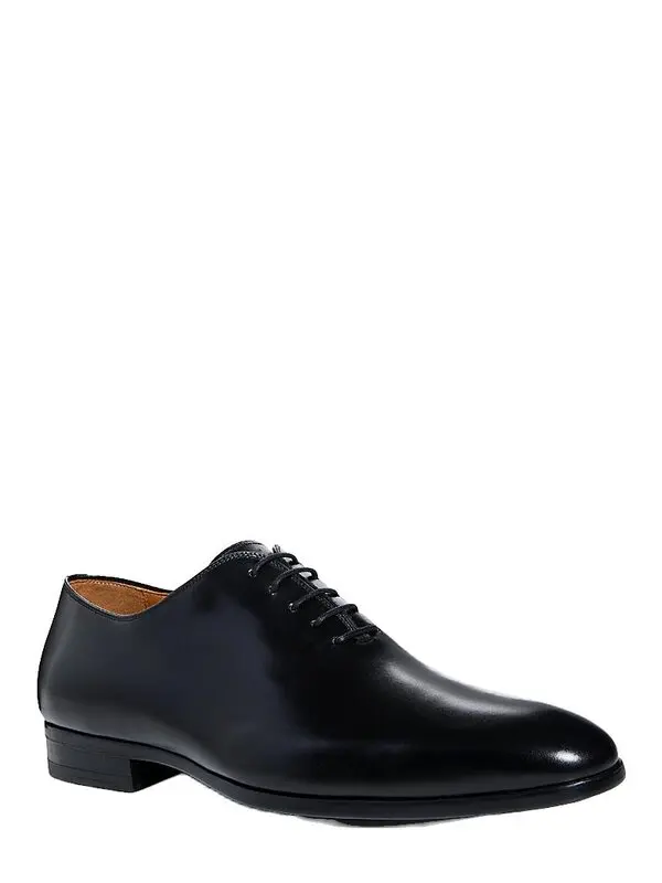 Magnanni Maddock Whole Cut Lace Up Shoes - Black