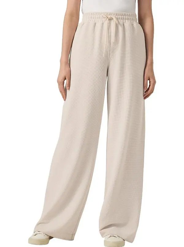 Splendid Waffle Scuba Pants - Moonstone
