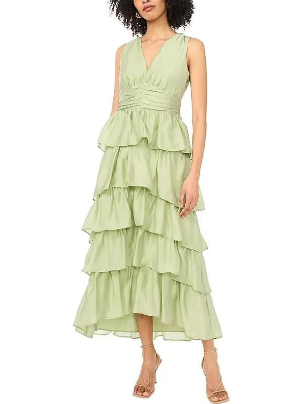 1.State Ruffle Maxi Dress - Reseda