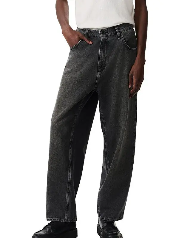 Rag & Bone Authentic Rigid Baggy Jeans - Onyx