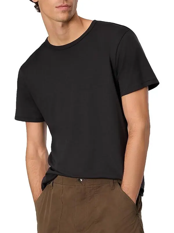 Rag & Bone Pima Interlock Tee - Black