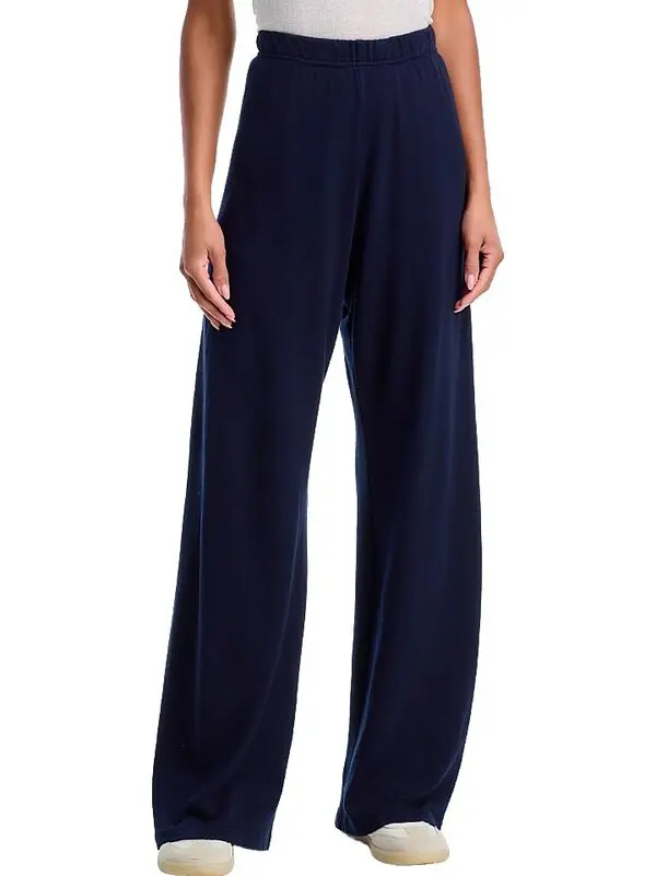 Aqua Melody Wide Leg Sweatpants - Navy
