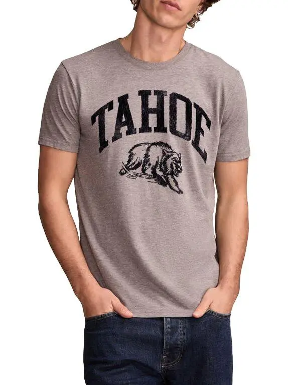 Lucky Brand Tahoe Cotton Graphic T-shirt - Heather Grey