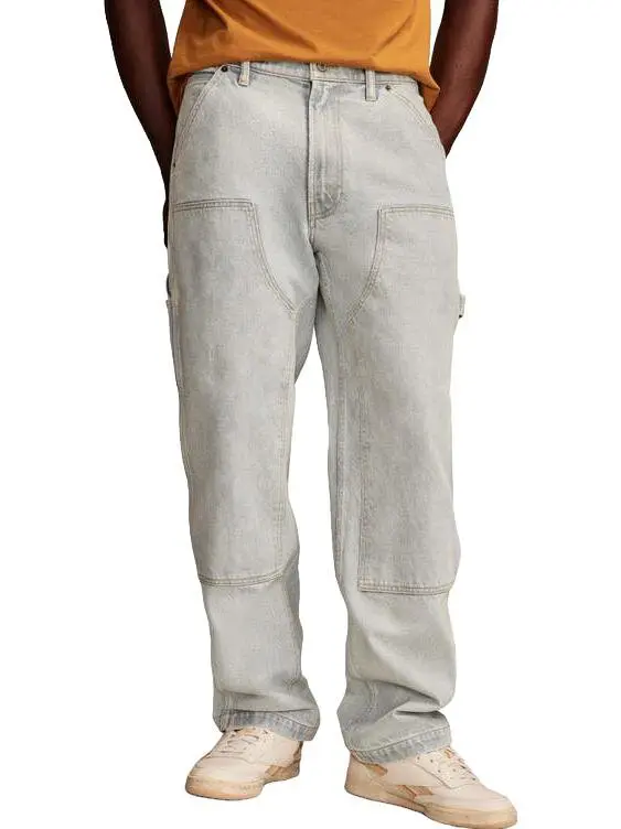 Lucky Brand Relaxed Straight Leg Utility Jeans - Shore