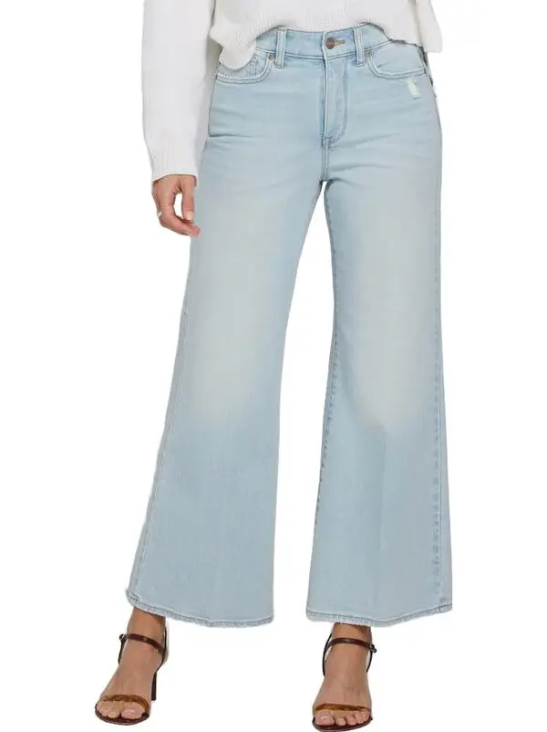 NYDJ Mia Palazzo High-waist Flare Jeans - Sky Valley