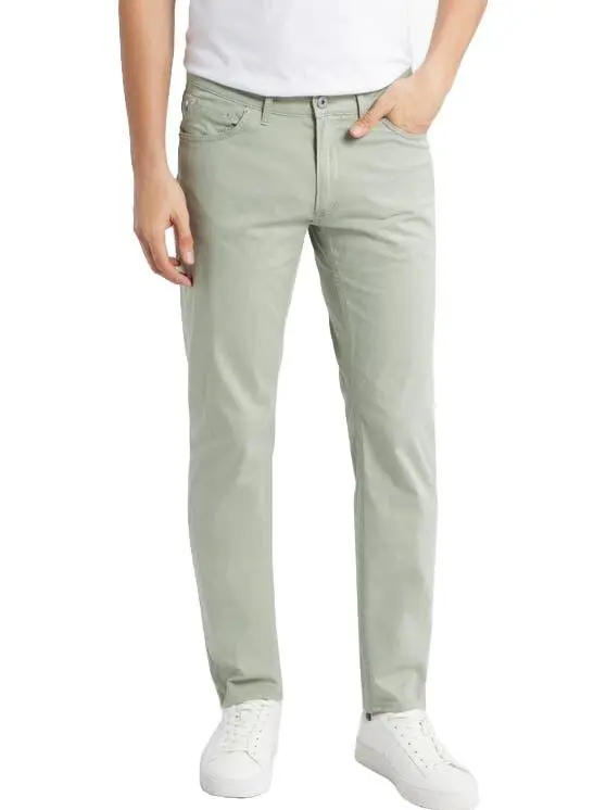 BRAX Chuck Modern Fit Marathon Cotton Stretch Twill Pants - Mint
