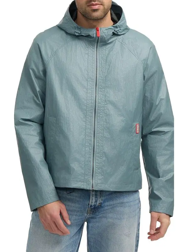 Hunter Water Repellent Crinkle Jacket - Blizzard Blue