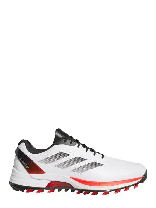 Adidas Adizero Zg Waterproof Golf Shoe - White/ Lucid Red/ Core Black