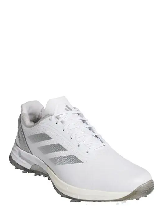 Adidas Adizero Zg Waterproof Golf Shoe - White/ Silver / Iron