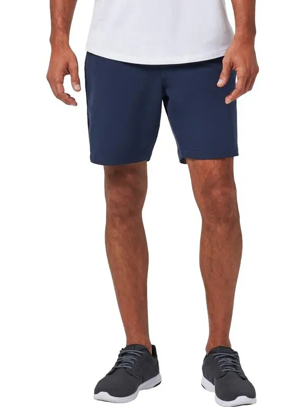 Travis Mathew Stretchknit 8-inch Shorts - Total Eclipse