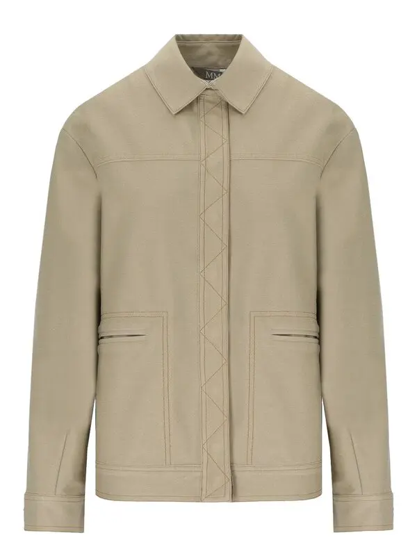 Max Mara Lepre Denim Jacket - Beige