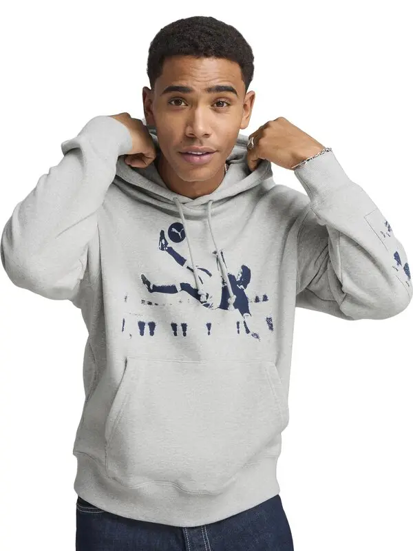 PUMA Graphics Soccer Hoodie - Gray