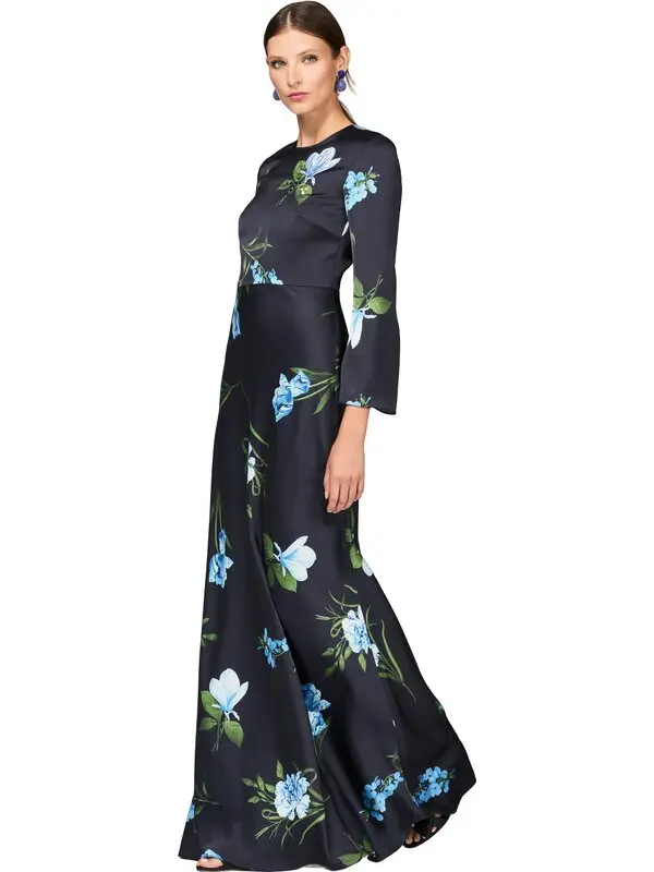 Sachin & Babi Embellished Alex Gown - Night Sky Blue Oculata