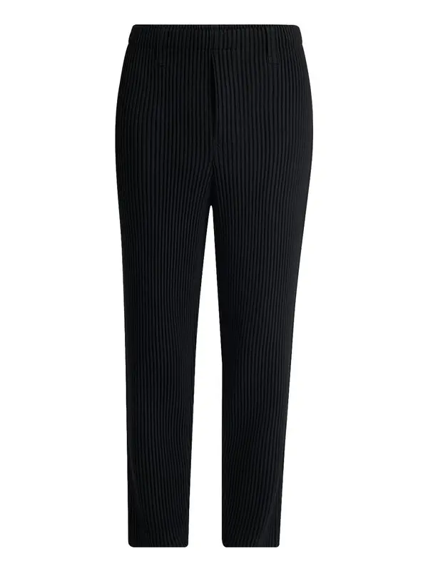 Issey Miyake Pleated Pull-on Pants - Black