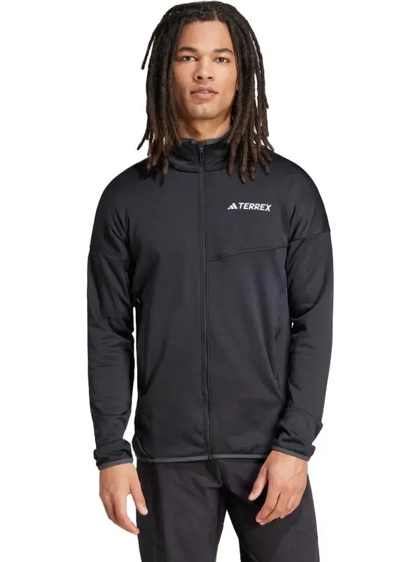 Adidas Terrex Xperior Climawarm Light Fleece Jacket - Black