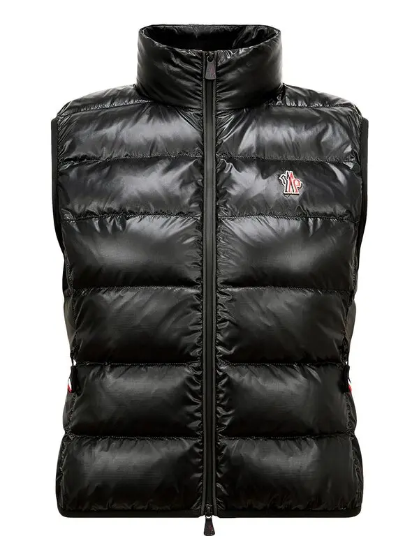 Moncler Padded Zip-up Vest - Black