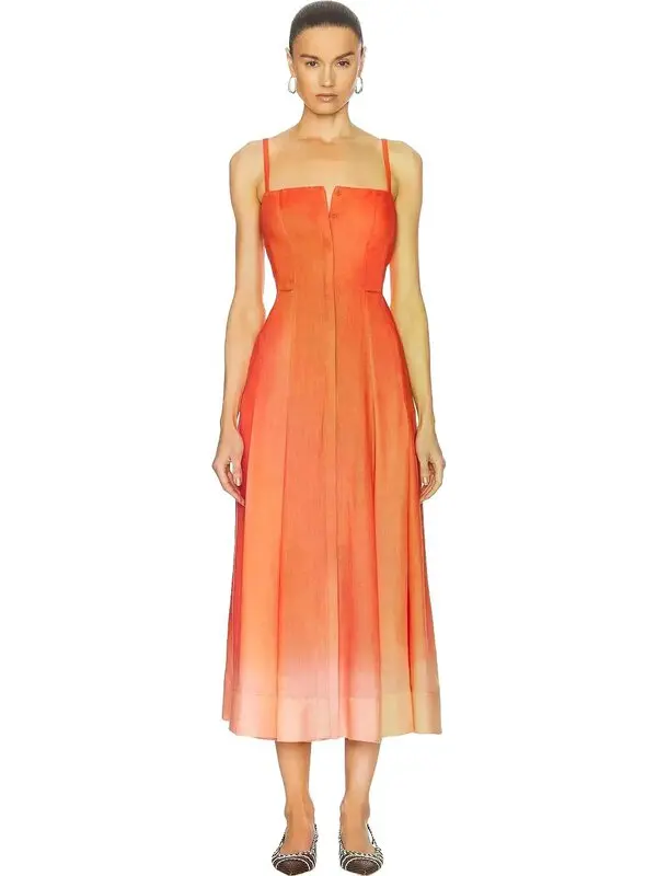Gabriela Hearst Magritte Dress - Spice