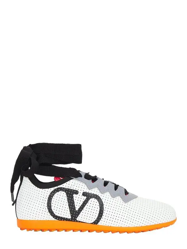 Valentino Garavani Chromathon Sneaker - Bianco  Grigio  Nero  & Pumpkin