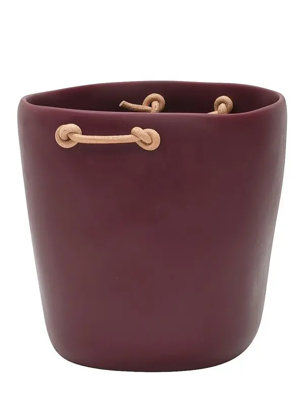 TINA FREY DESIGNS Champagne Bucket - Oxblood