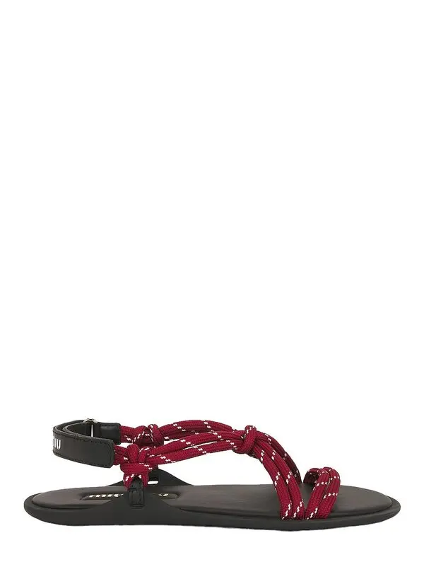 Miu Miu Strappy Sandal - Amaranto