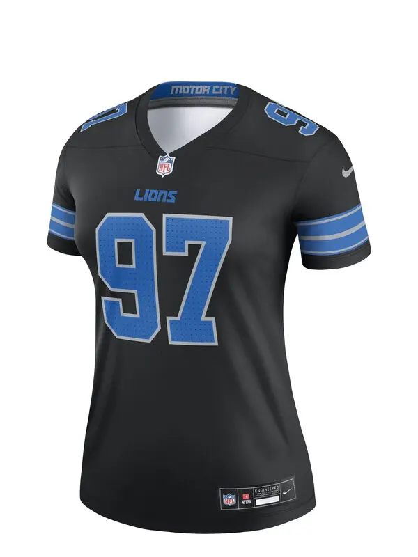 Nike Aidan Hutchinson Detroit Lions Nfl Legend Dri-fit Jersey - Black
