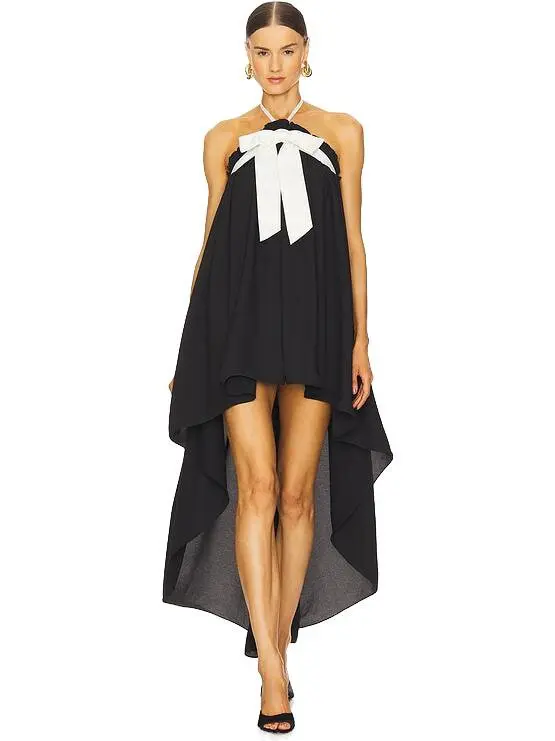 SUSANNA CHOW Penelope Maxi Dress - Black & White